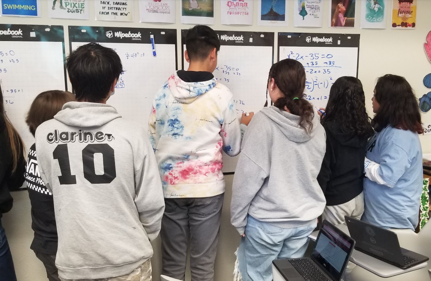 Mixing Wipebook with Apps for Creative End of Year Learning