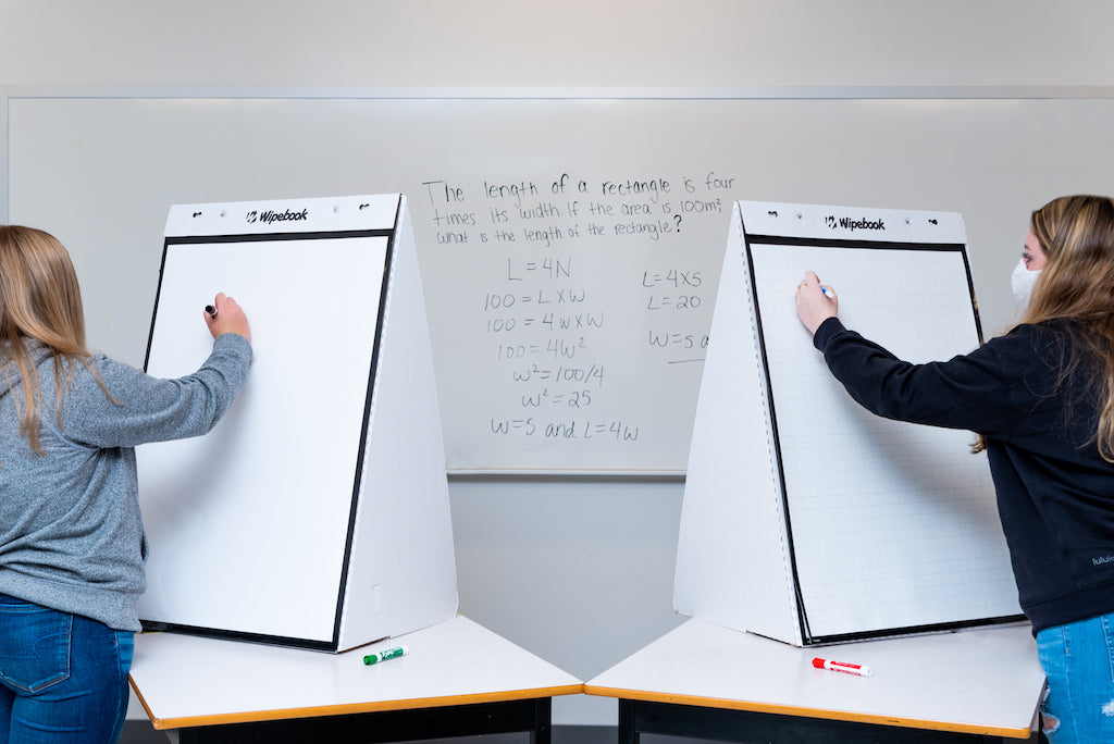 Wipebook demonstrating Resilience in the Learning Process