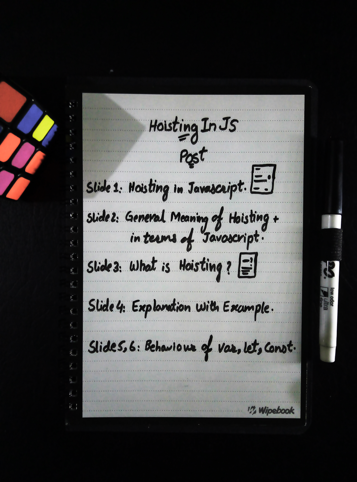 Using Wipebook as a Web Developer/Content Creator